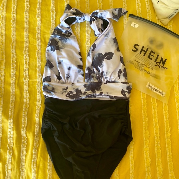 SHEIN | Swim | Halterstyle Onepiece Bathing Suit Nwt | Poshmark